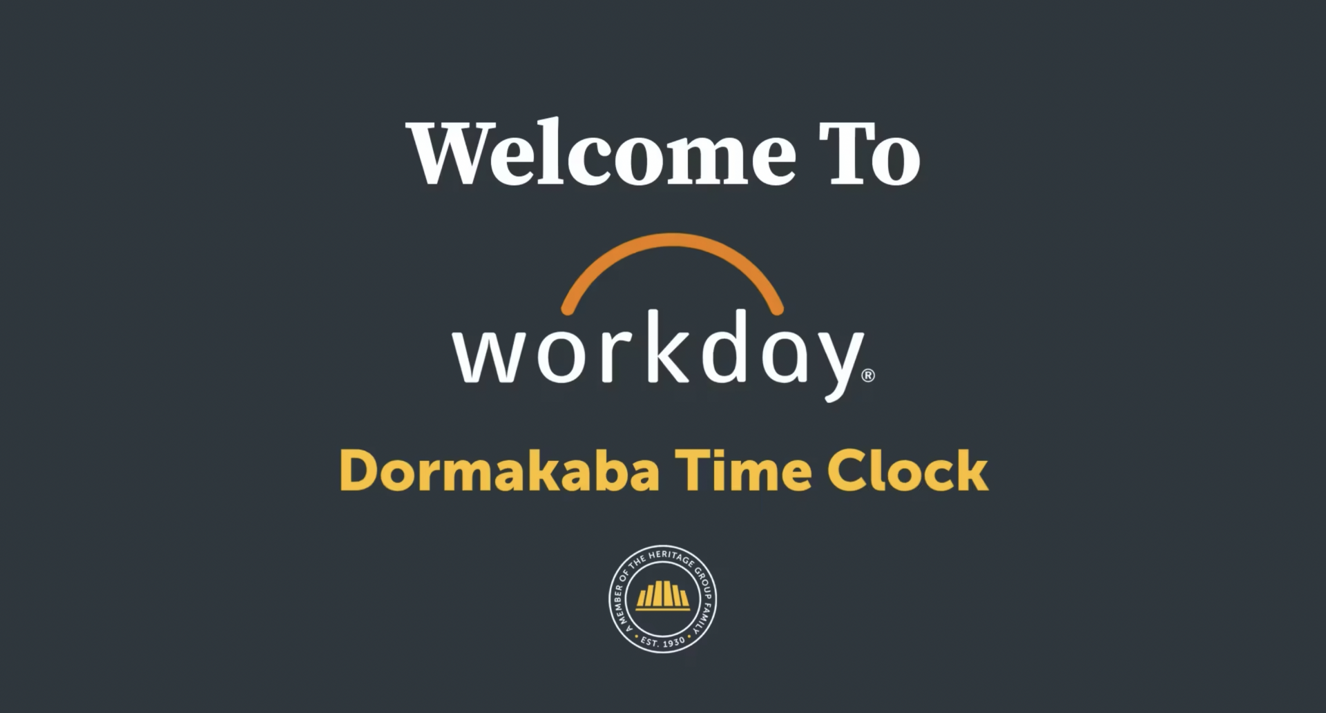 Workday | My Heritage Group